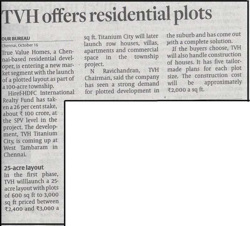 TVH launches plotted layout - TVH
